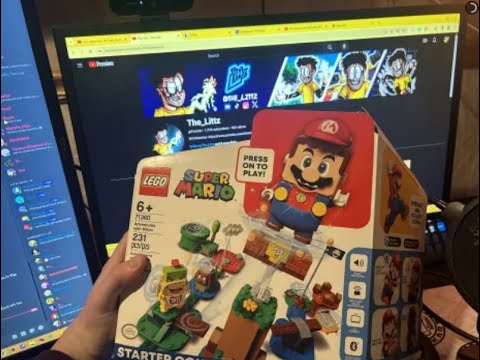 Lets Build the Lego Mario Starter Course - YouTube