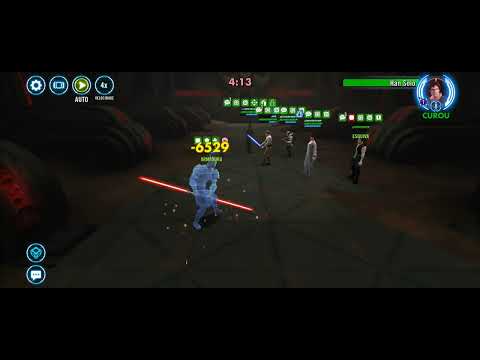 SAVAGE DATACRON SOLO... against a really weird Mon Mothma/CLS comp SWGOH GAC