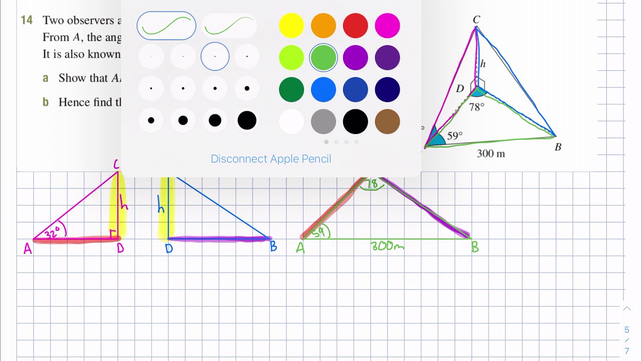 2020 Year 11 Maths Advanced Ex 5k/6k Question 14 - YouTube
