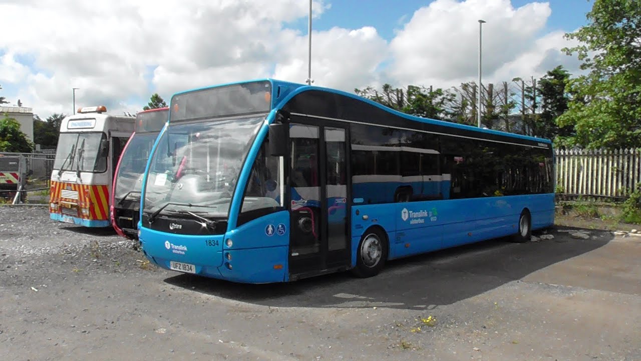 A tour on Optare Versa bus Translink ulsterbus (Ex foyle metro) 1834 ...