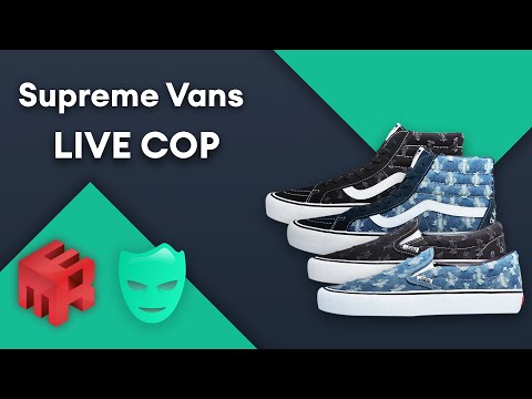 Supreme Week 19 Vans Live Cop MEK