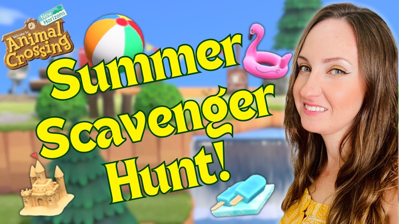 🔴ACNH Scavenger Hunt - Summer Edition! - YouTube