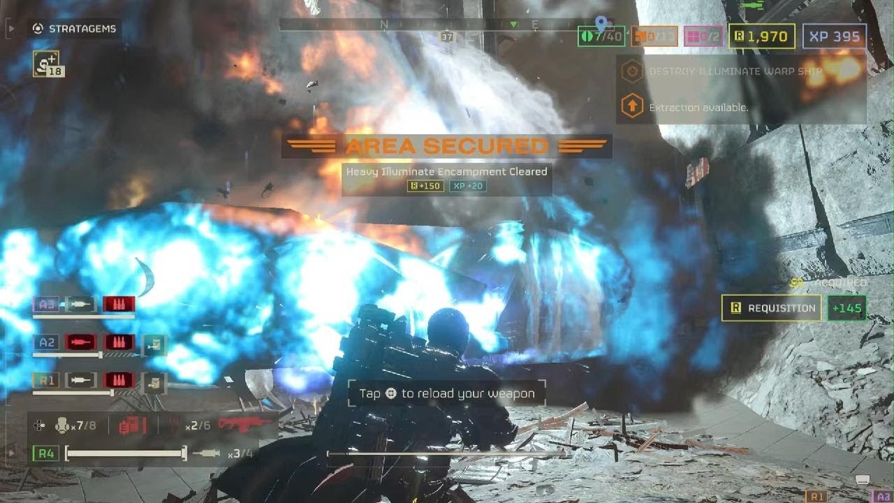 HELLDIVERS 2 - Super Earth Invasion - Blitz - Full Mission - Difficulty 10 - YouTube