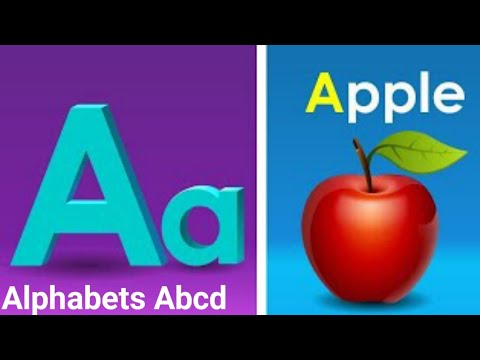A For Apple | Phonics Song | Nursery Rhymes | Alphabet Songs | Abcd | Zoya Fiza Study   #viral_video