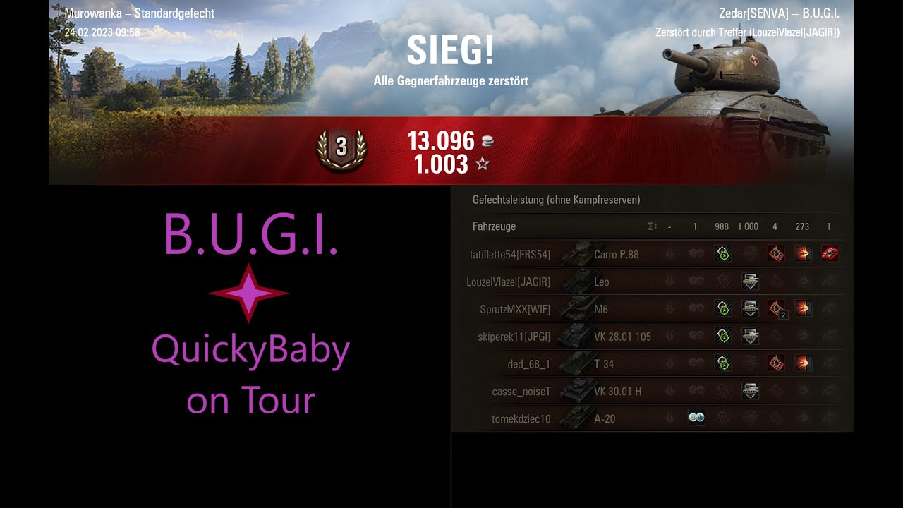 B.U.G.I. - QuickyBaby on Tour - YouTube