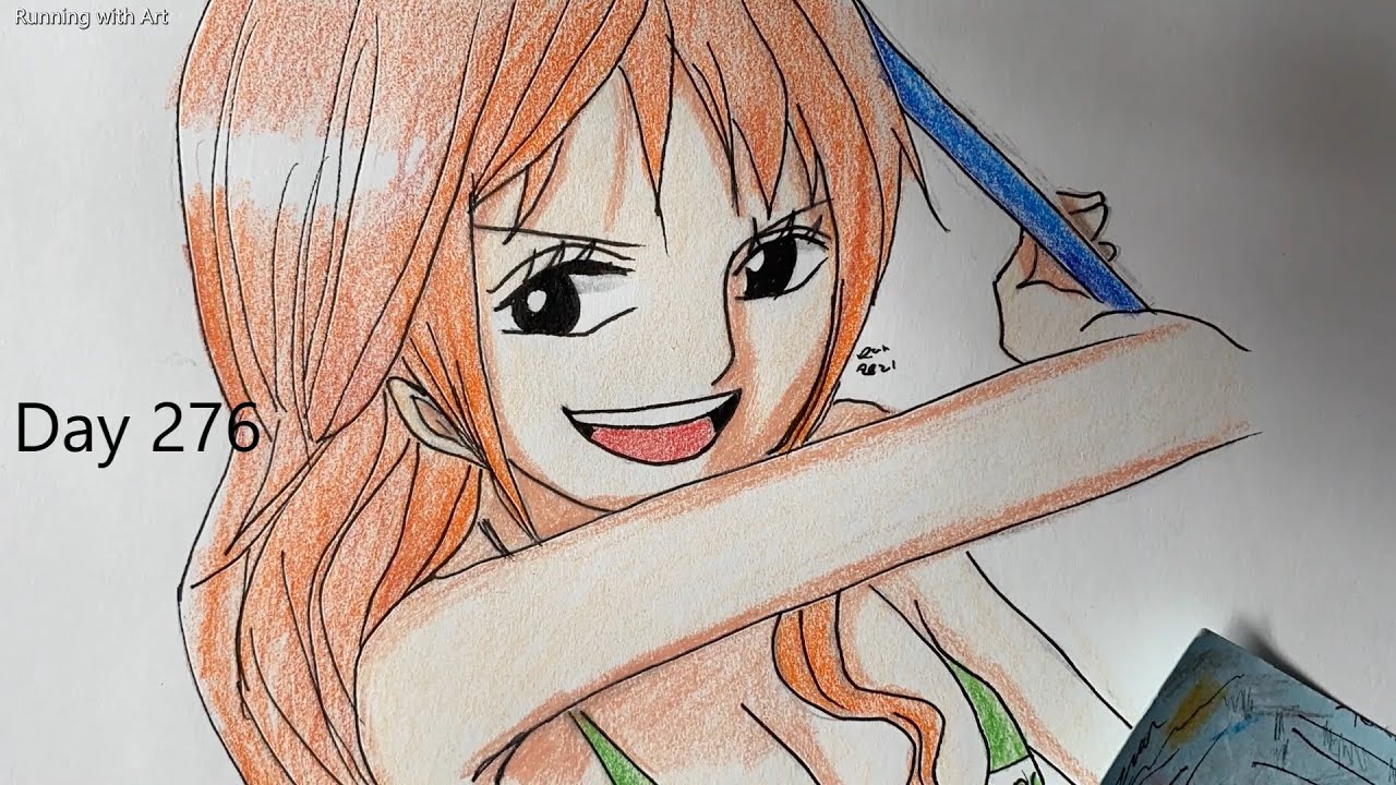 Drawing a One Piece character everyday until Luffy defeats Kaido Day ...