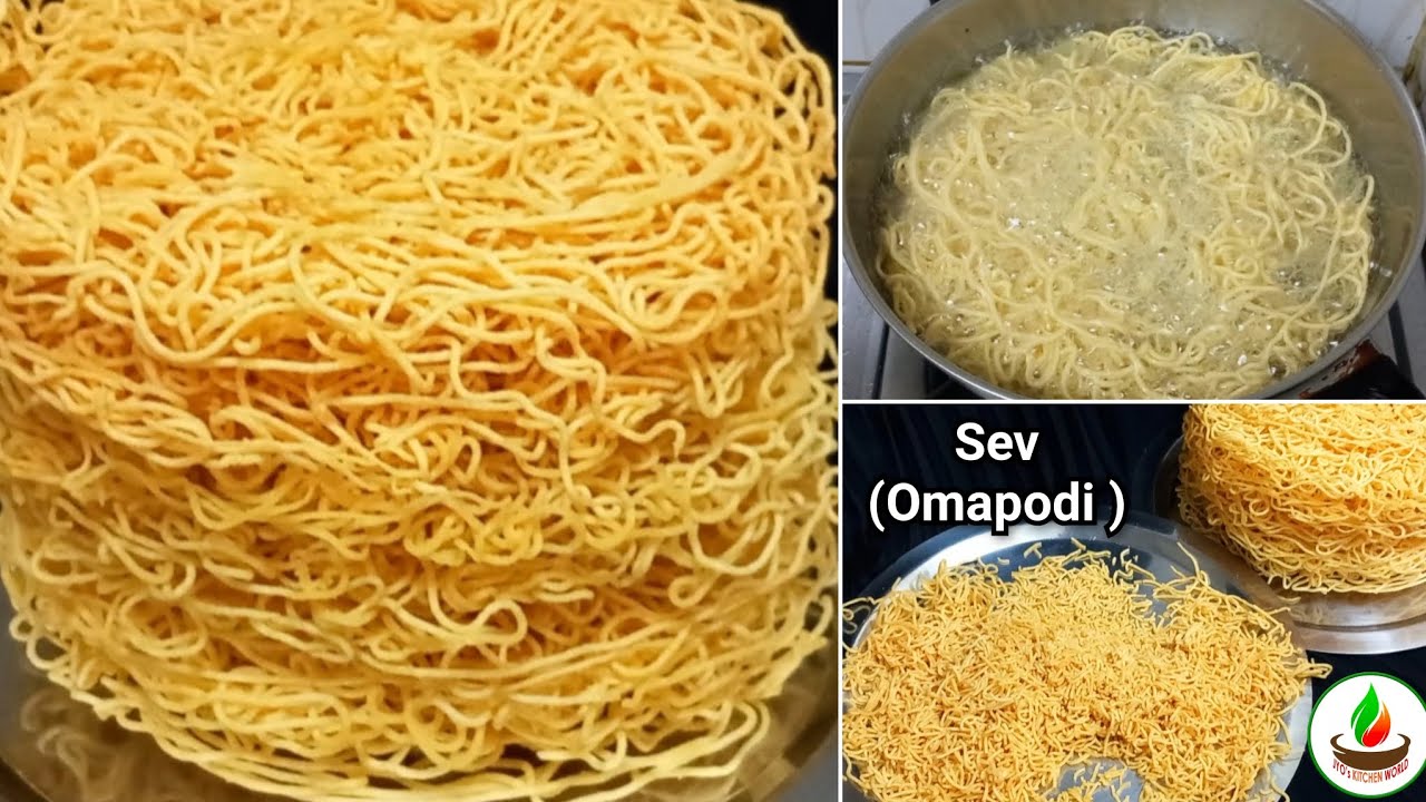 Sev |Omapodi |Besan Sev Recipe |Teatimesnack |How to make Perfect ...
