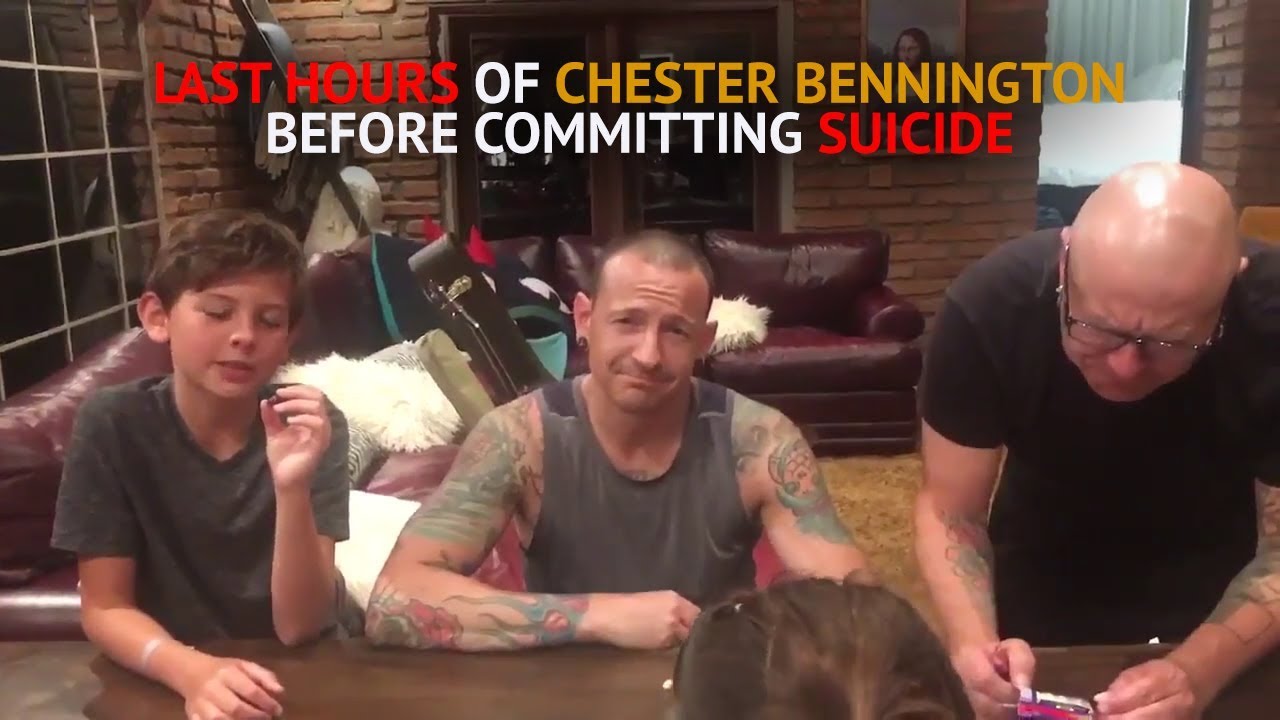 36 hours before the chester bennington suicide (Last video) - YouTube