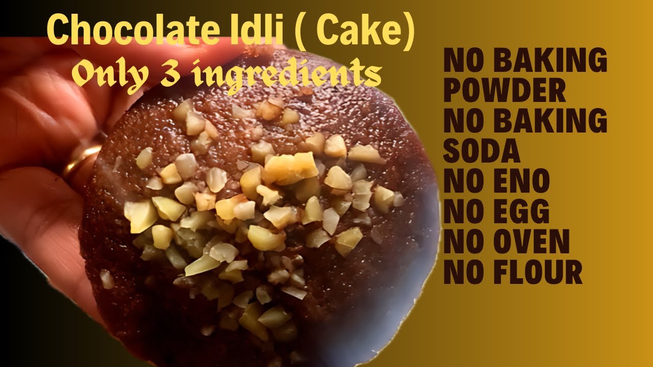Craving Choco Idli? Try No Baking Powder/Soda/Eno Recipe - YouTube