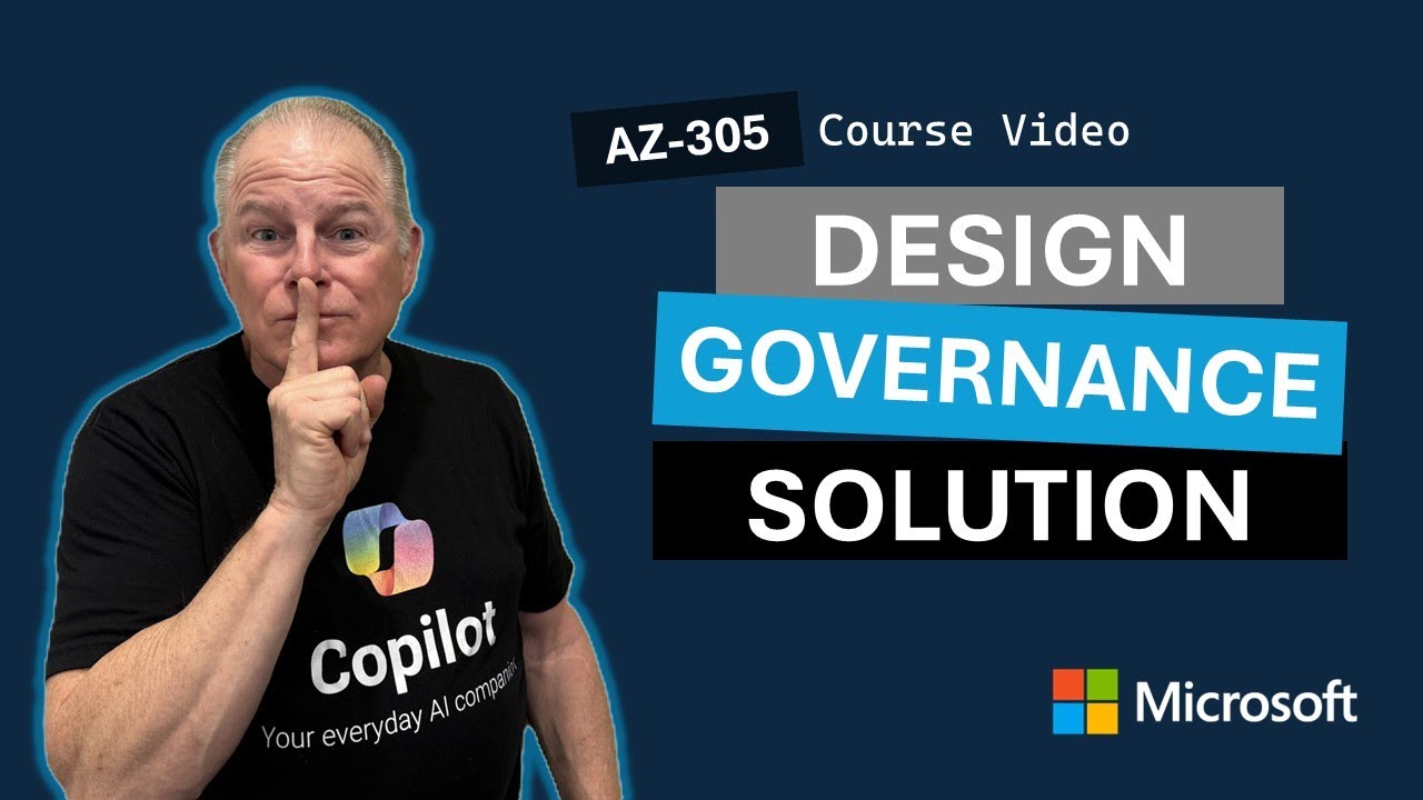 Design a governance solution AZ-305 - YouTube