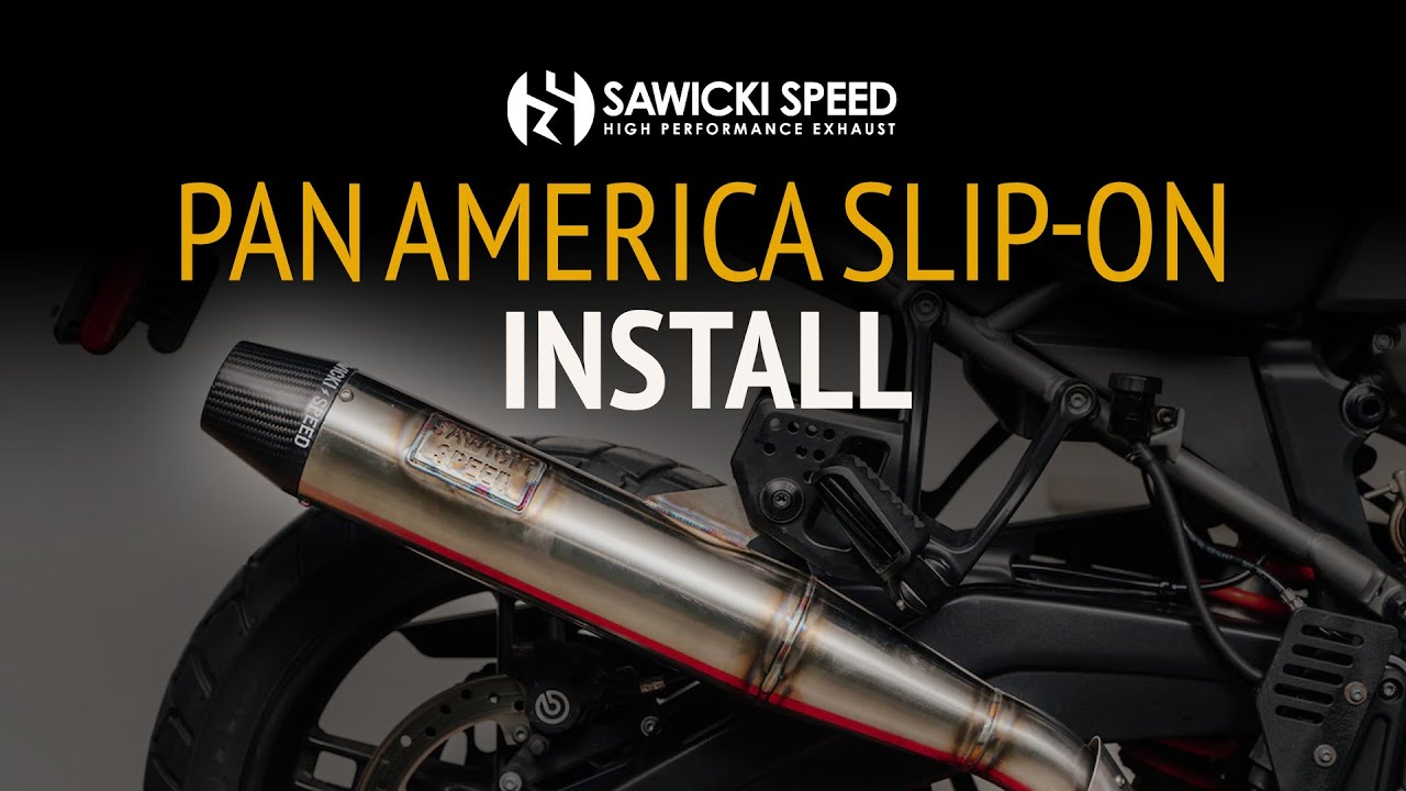 Sawicki Speed Harley-Davidson Pan America Slip-On Exhaust Install ...