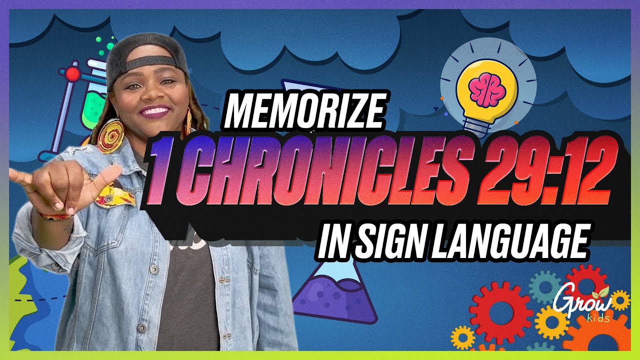Memorize 1 Chronicles 29:12b in Sign Language for Kids! - YouTube