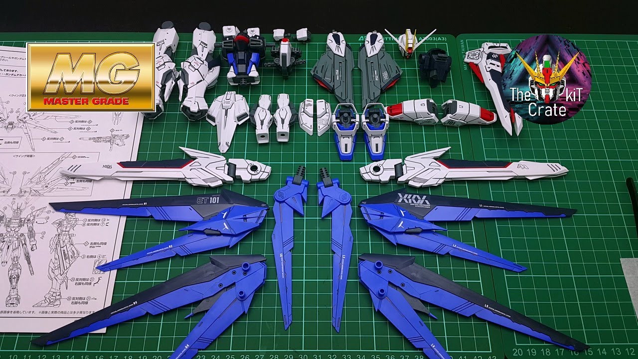 Gundam Build: Freedom - Part 3 (Panel Lining & Decal) - YouTube