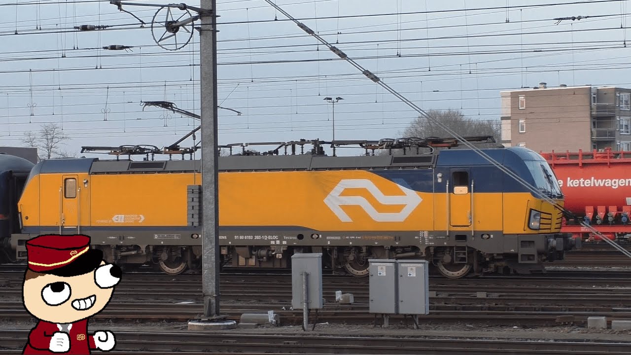 NightJet uit Zürich in Venlo | NS Vectron - YouTube