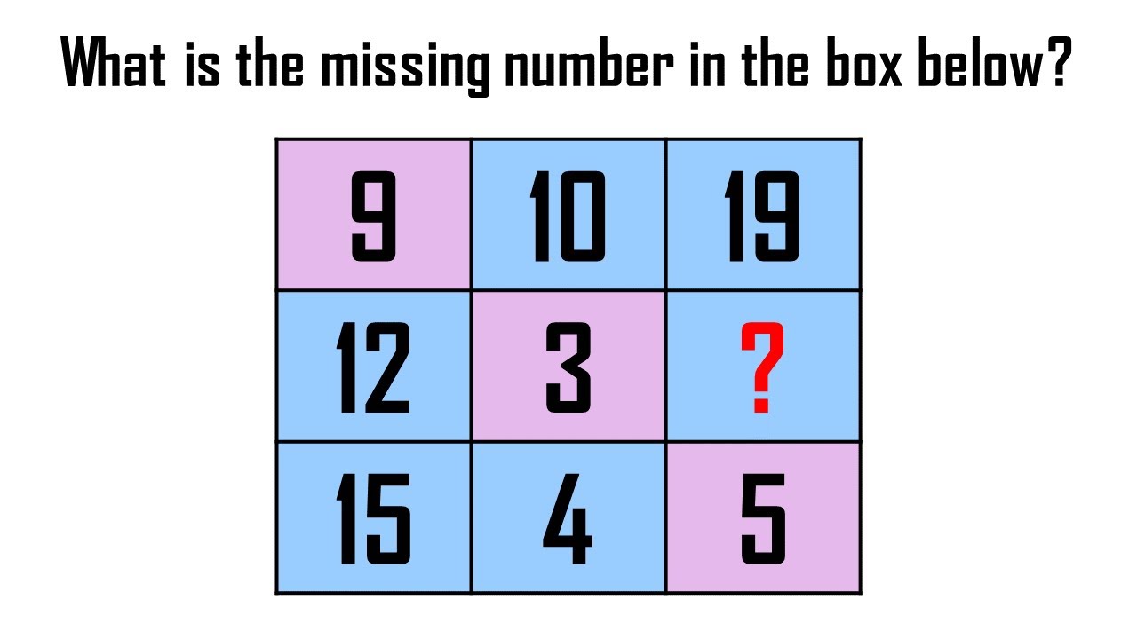 MATH PUZZLE IN THE BOX With Answer No 213 YouTube MATH PUZZLE IN THE BOX With Answer No 213 YouTube