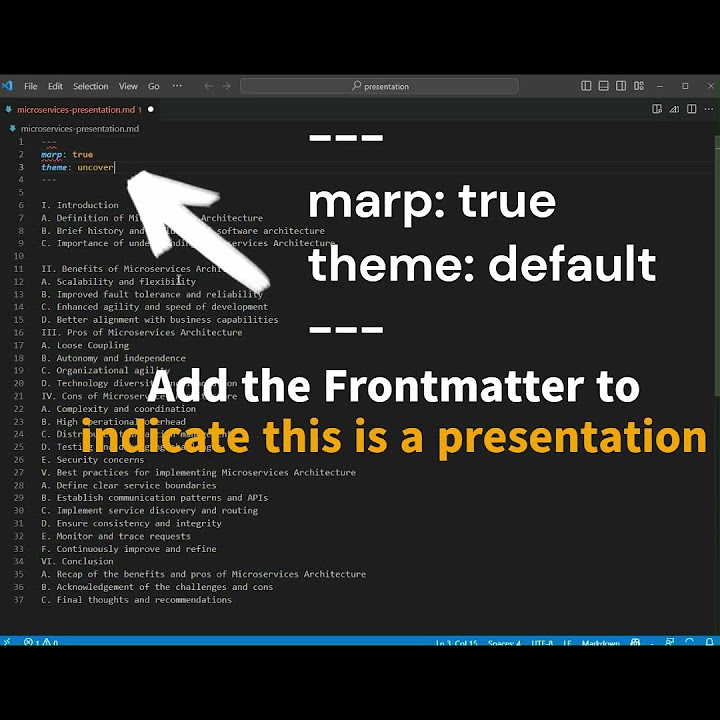 Generate Stunning Presentations with ChatGPT and Markdown! 👨🏻‍💻 - YouTube