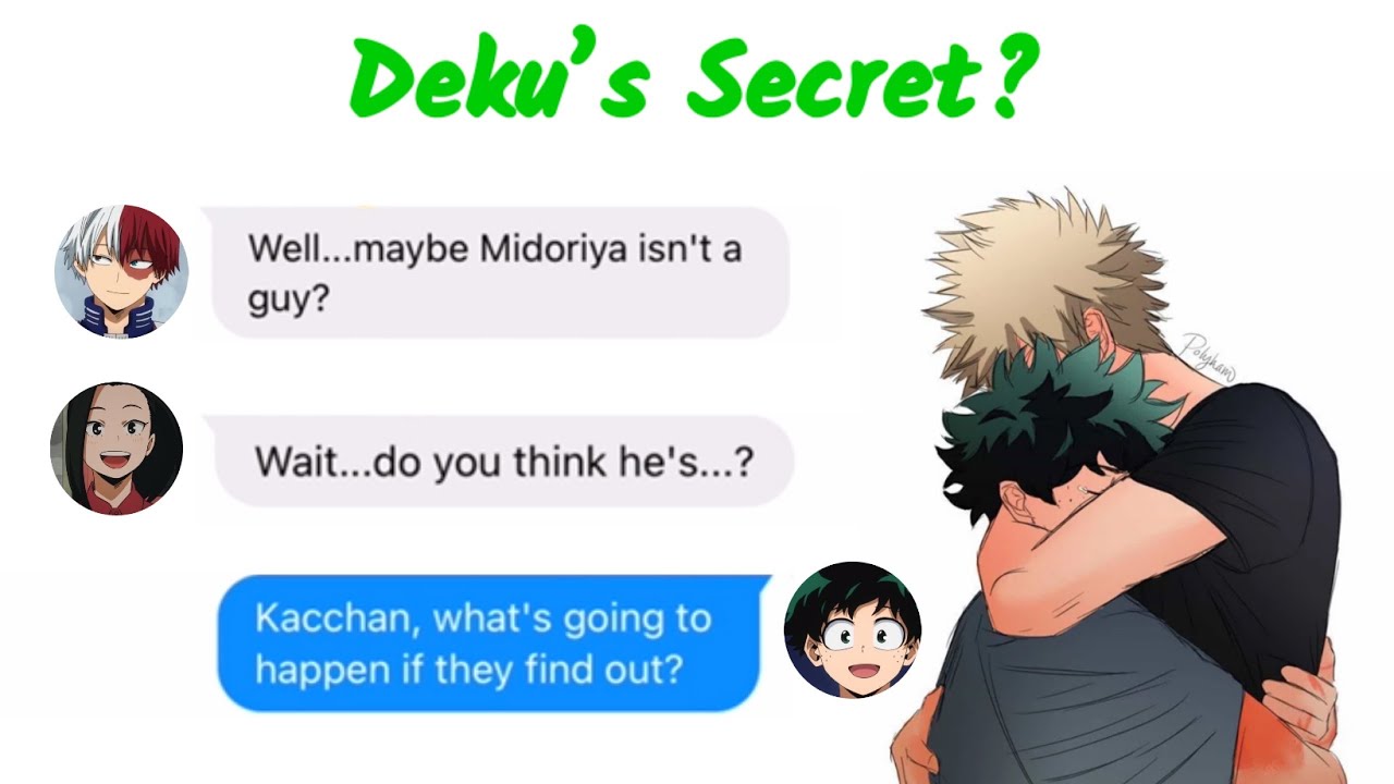 Deku Is WHAT?😳 Deku Transgender AU ft.BakuDeku - MHA Texts - YouTube