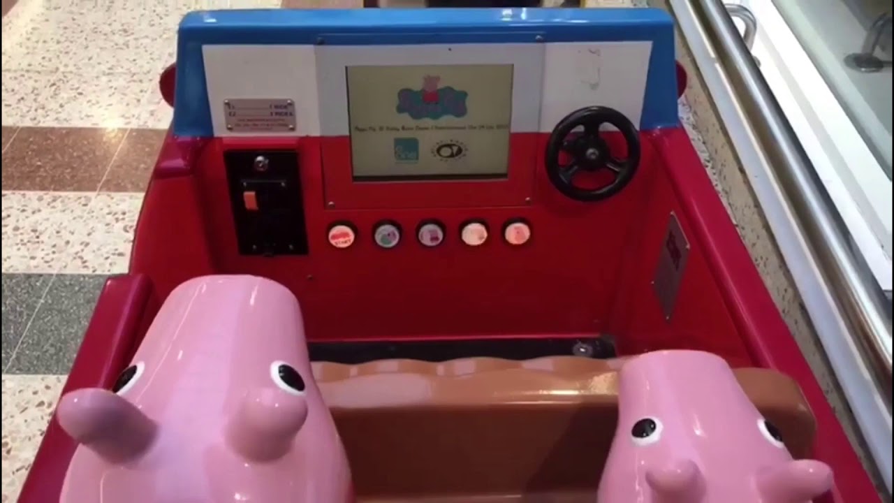 (Video option) Peppa pig car kiddie ride (RARE) - YouTube