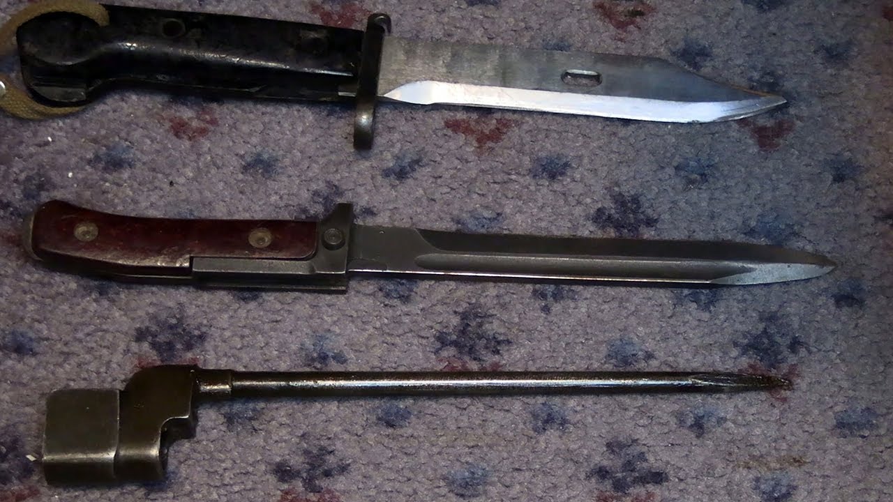 Different Styles of Bayonets - YouTube