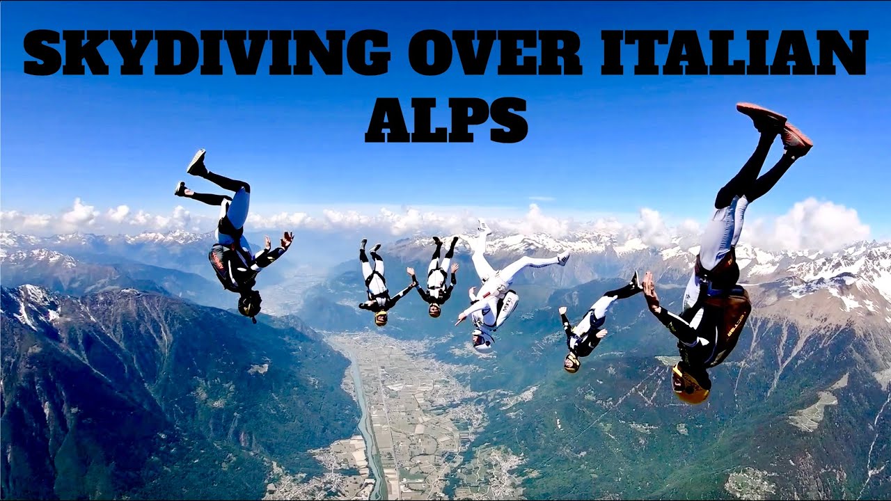 SKYDIVING OVER ITALIAN ALPS ## EPIC ## - YouTube
