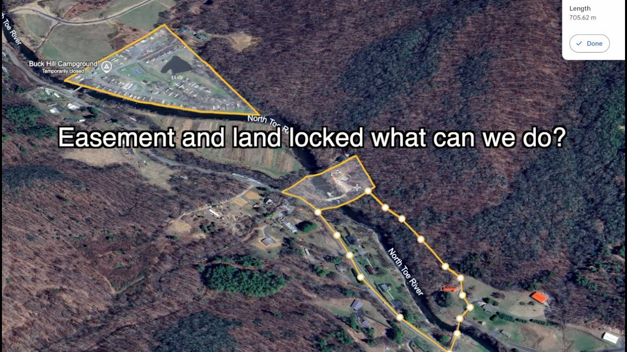 Easement and land locked what can we do? - YouTube