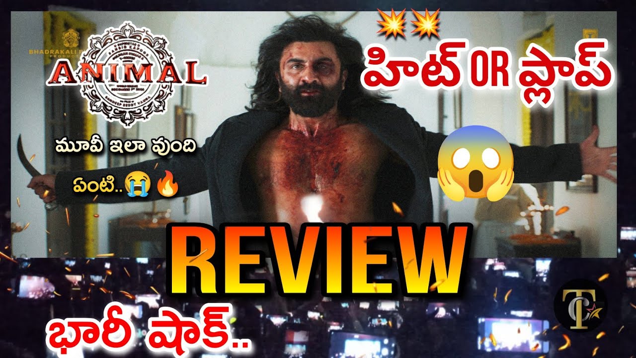 Animal Movie Review Telugu, Animal USA Review, Animal HIT OR FlOP ...