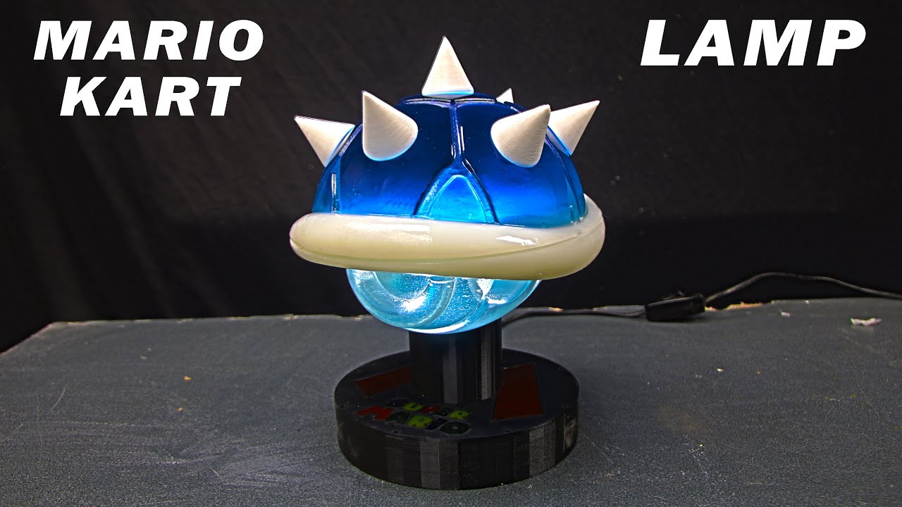 Making a Mario Kart SPINY Shell Lamp! - YouTube