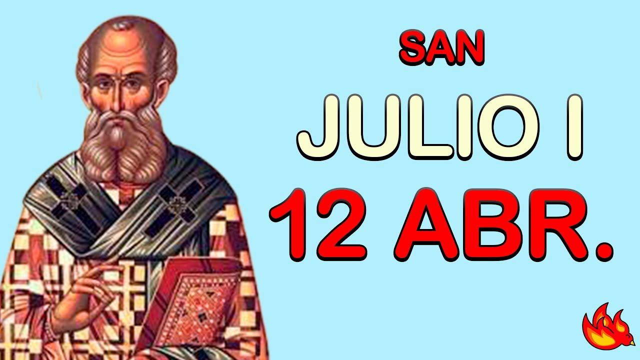 Quién Fue San Julio I | Santo del Día 12 de Abril de 2021 - YouTube