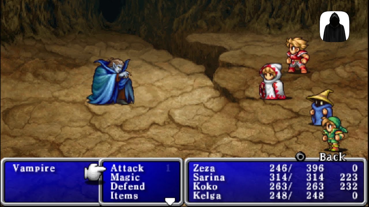 Final Fantasy I 20th Anniversary: Part 9 - Cavern of Earth, Melmond ...