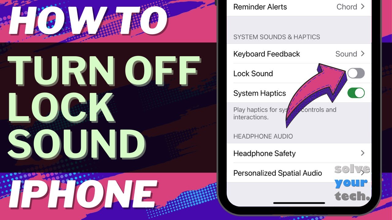 iOS 17: How to Turn Off Lock Sound on iPhone - YouTube