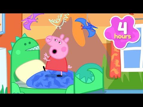 Peppa Picks Out NEW Bedroom 🛌 Peppa Pig Full Episodes | 4 Hours of Kids Cartoons