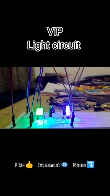 VIP Light circuit 😎🔥 #Viplightcicute #ledcircuit #etpractical #led #shorts #viralvideo # ...