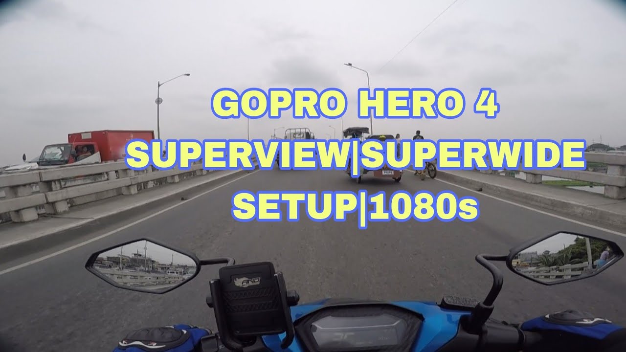 GOPRO HERO 4|SUPERVIEW|SUPERWIDE|PAANO ISETUP|1080s - YouTube