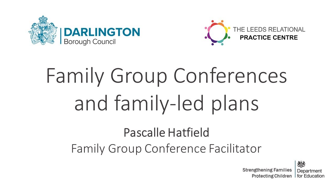 Family Group Conferences and family-led plans - YouTube