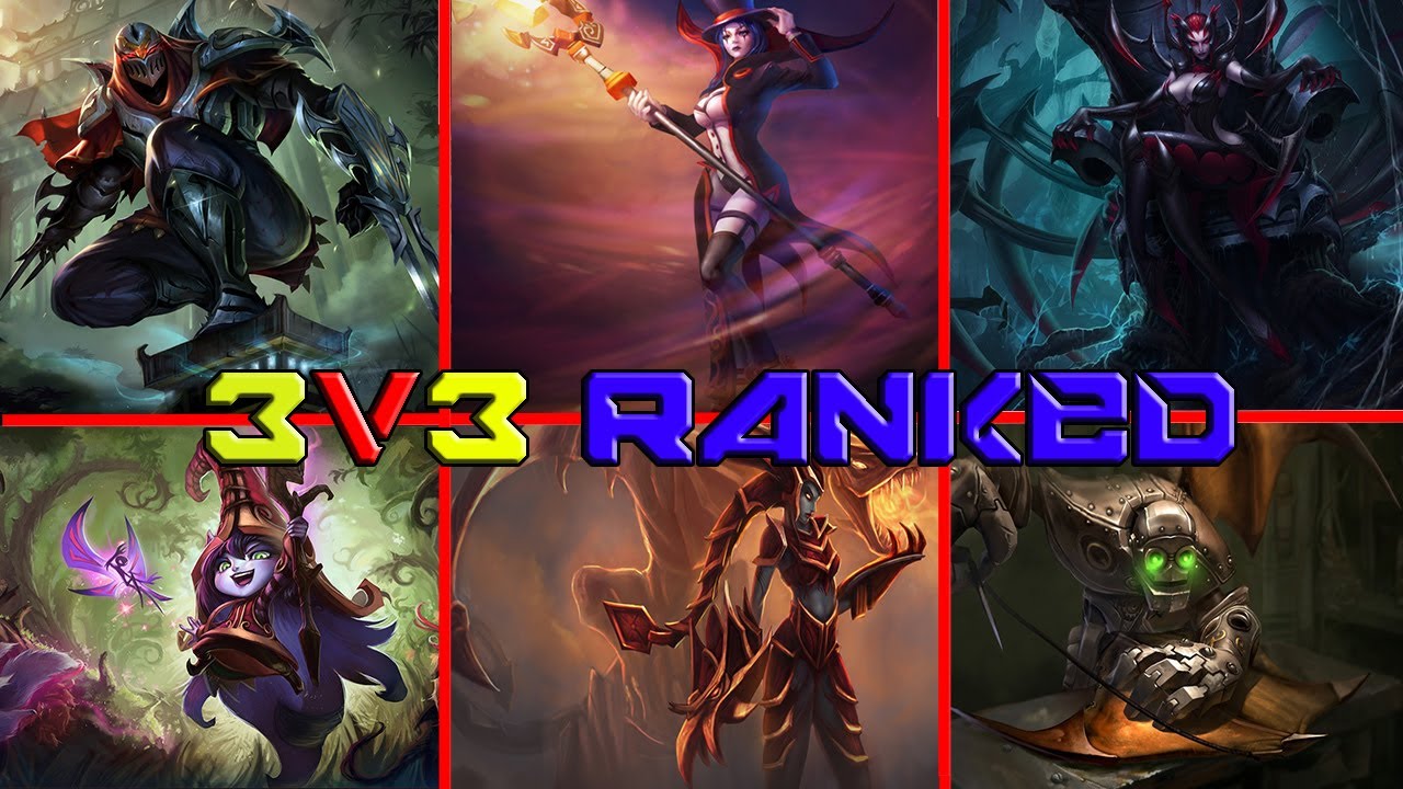 League Of Legends Season 4 Ranked - Twisted Tree Line 3v3 Leblanc - YouTube