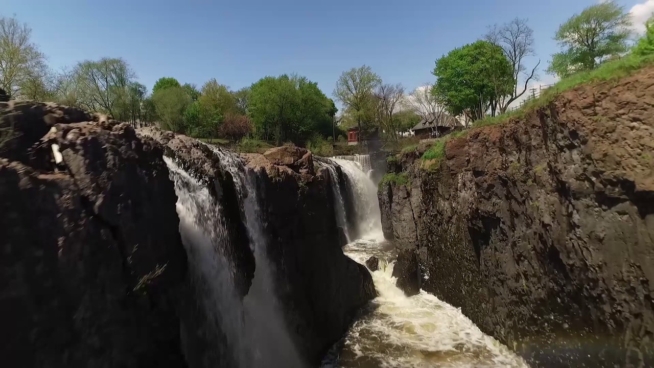 Paterson Great Falls / Great Falls of the Passaic River - YouTube