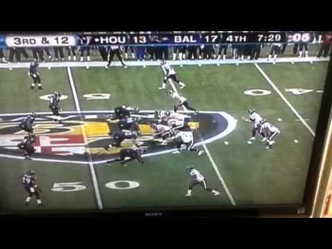 T.J. Yates throws interception
