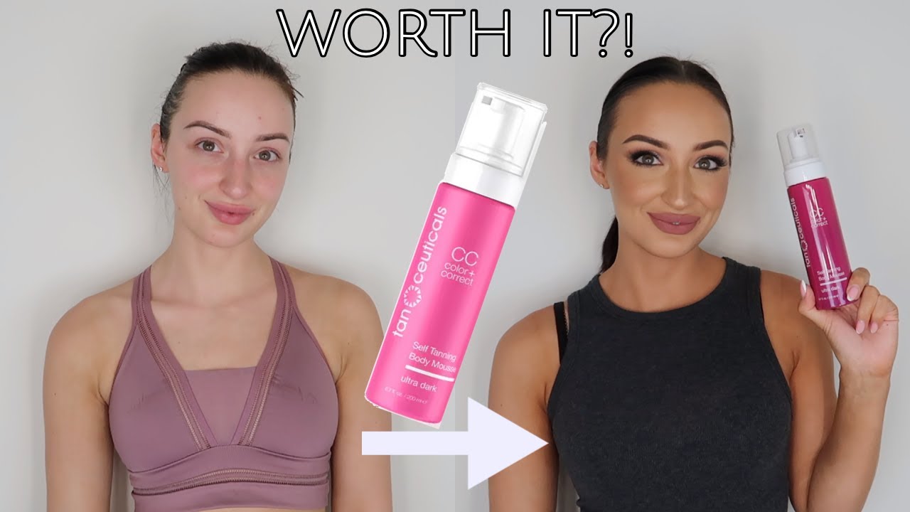 Tanceuticals CC Self Tanning Ultra Dark Body Mousse Honest Review/Demo ...