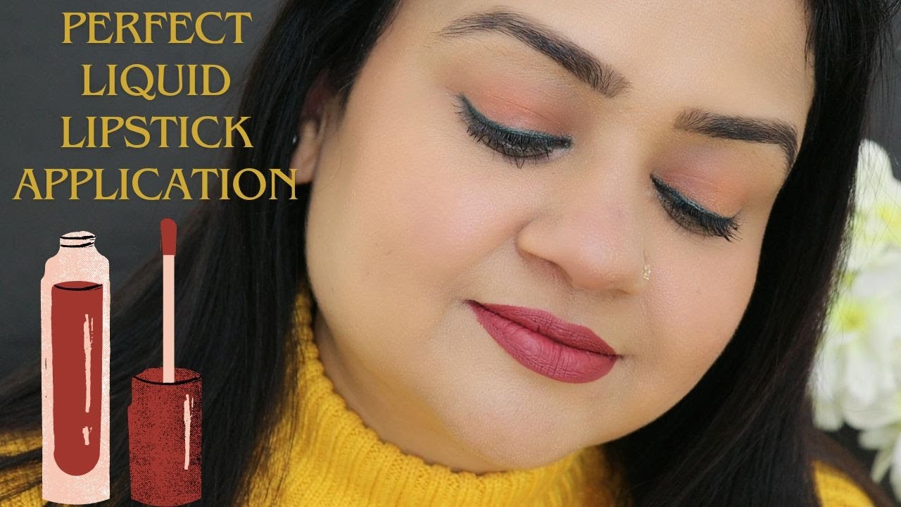 How to Apply Liquid Lipstick Perfectly for Beginners!! - YouTube
