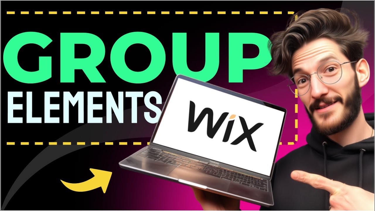 How to GROUP ELEMENTS in WIX (Step by Step) 2025 - YouTube