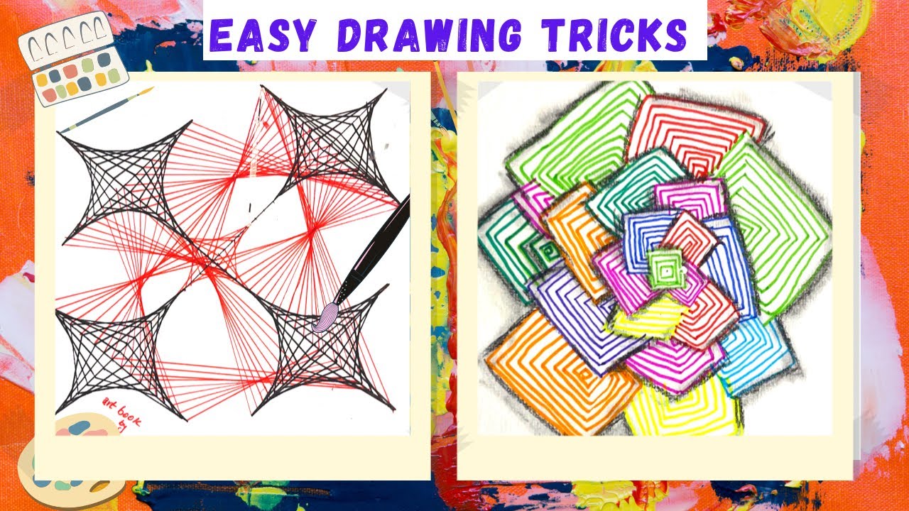 Easy Drawing Tricks || Drawing for Beginners || Eay To Learn || # ...