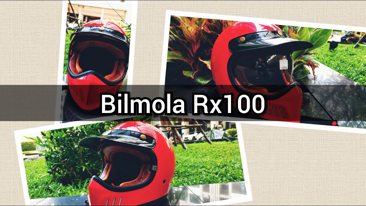 รีวิวบ้านๆหมวกกันน็อค Bilmola Rx100 ฉบับ #CamperRiding#ขี่่ไปพักไป ...