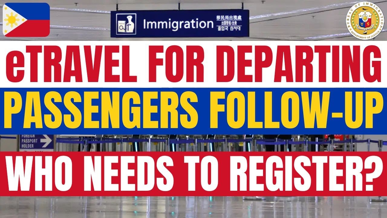 🔴TRAVEL UPDATE: WHO ARE REALLY REQUIRED TO REGISTER WITH eTRAVEL WHEN ...