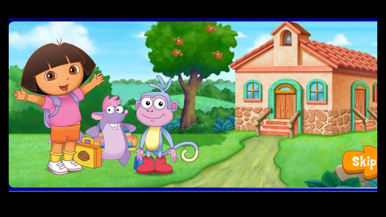 First Day At School nick jr - Dora the explorer - yourchannelkids - YouTube
