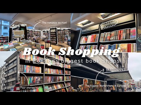 Book Shopping in London’s Largest Waterstones! | London Book Shopping Vlog