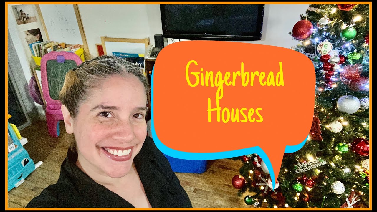 Holiday Cookie Exchange Collab / How to make Gingerbread Houses Vlogmas ...