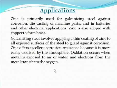 Process of zinc manufacturing | Zinc Excess Deficiency and ...