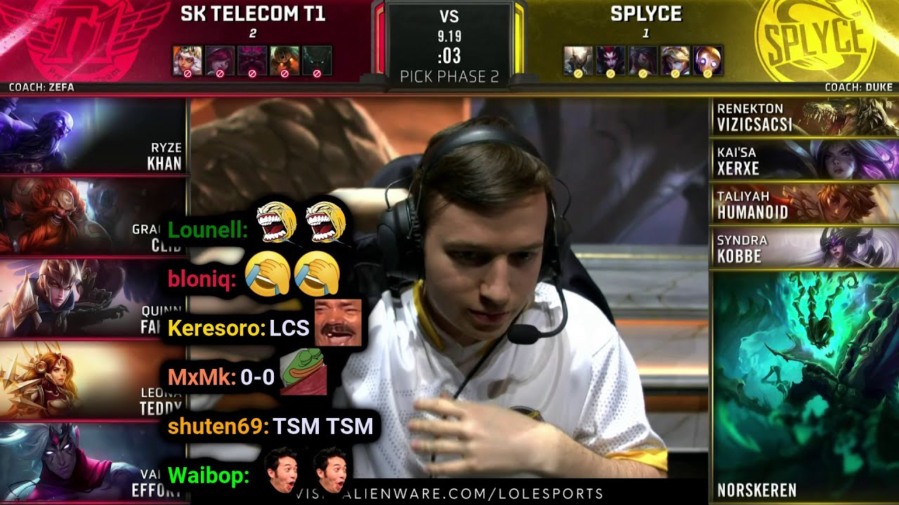 SPY vs SKT - Game 4 | 2019 Worlds Quarterfinals | Twitch VOD with Chat - YouTube