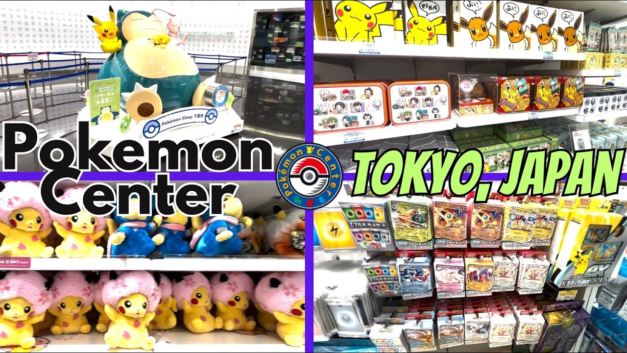 Pokemon Center in Tokyo, Japan - FULL TOUR and WALKTHROUGH - YouTube