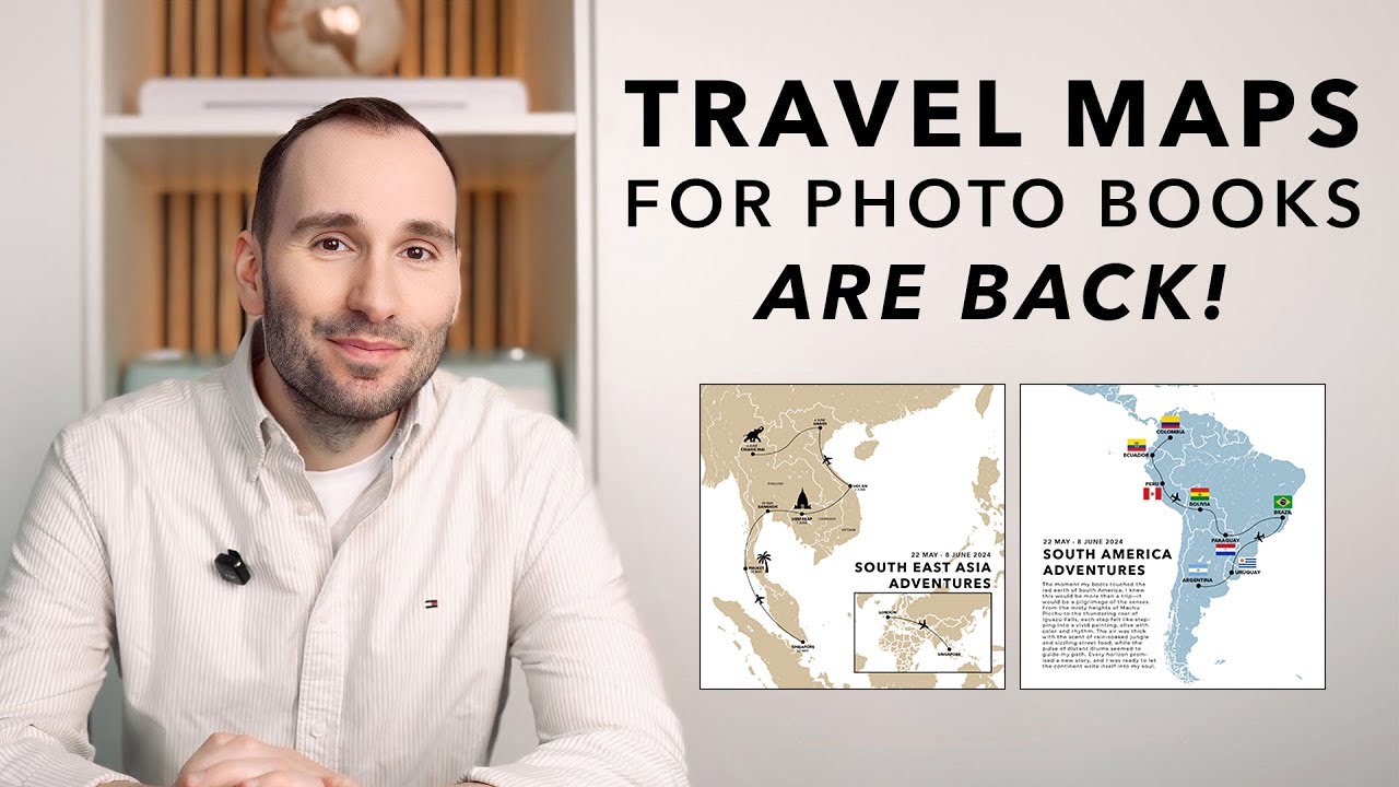 Travel Maps for Photo Books are BACK! - YouTube